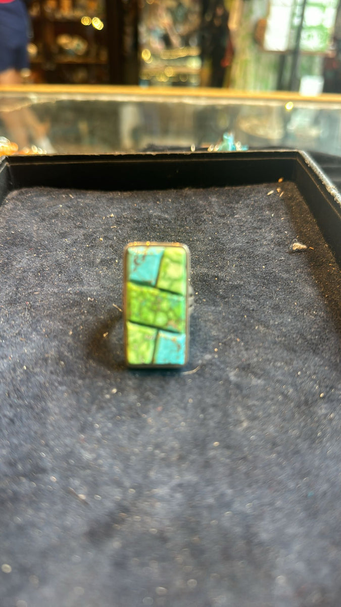 Green inlay ring – Jessie Western