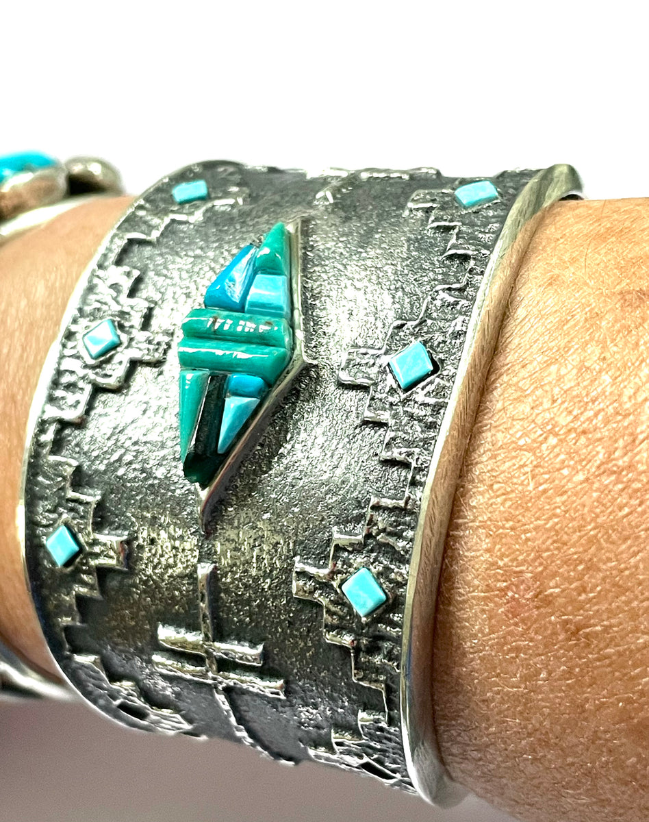 Sand-cast bracelet Navajo – Jessie Western