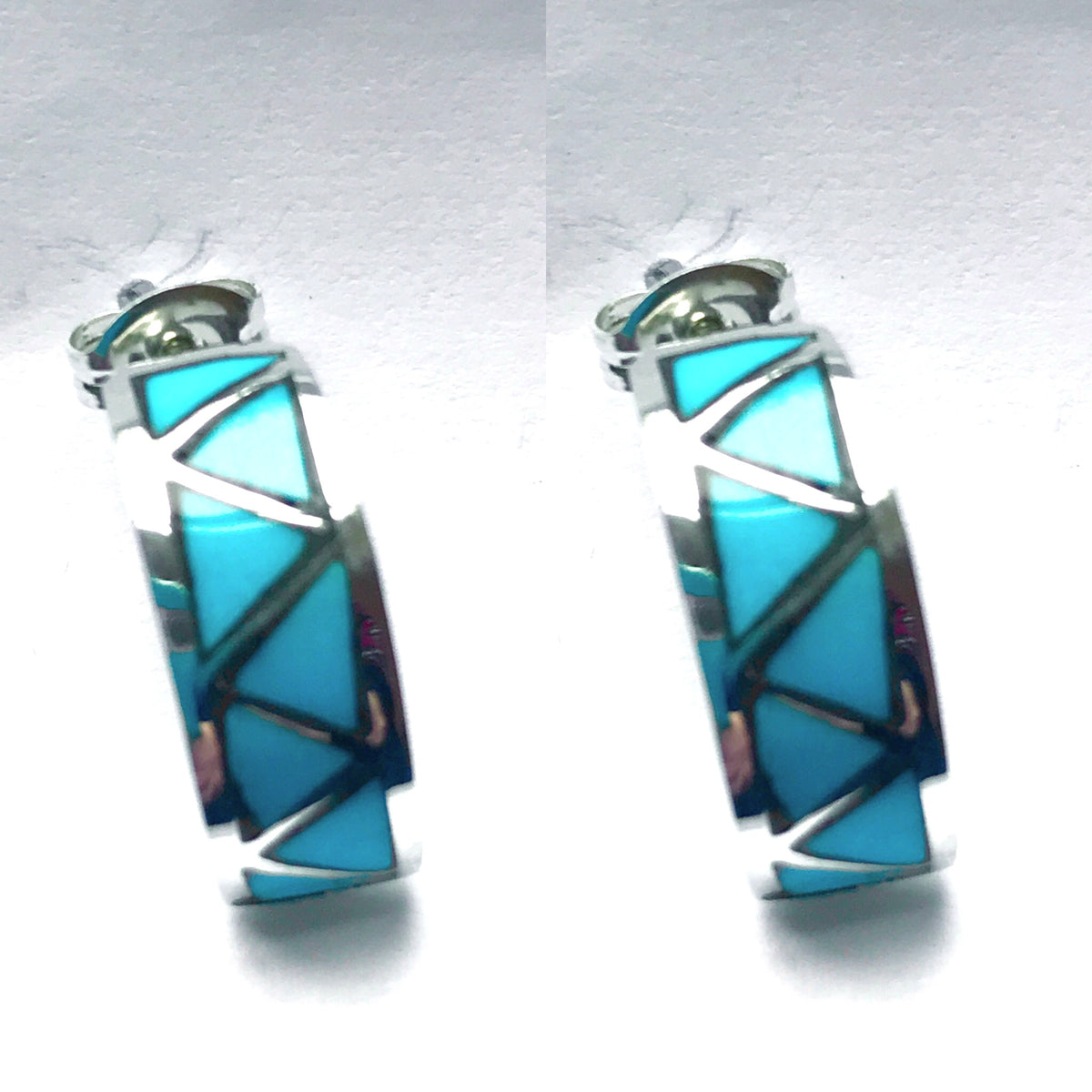 Mini turquoise hoop – Jessie Western